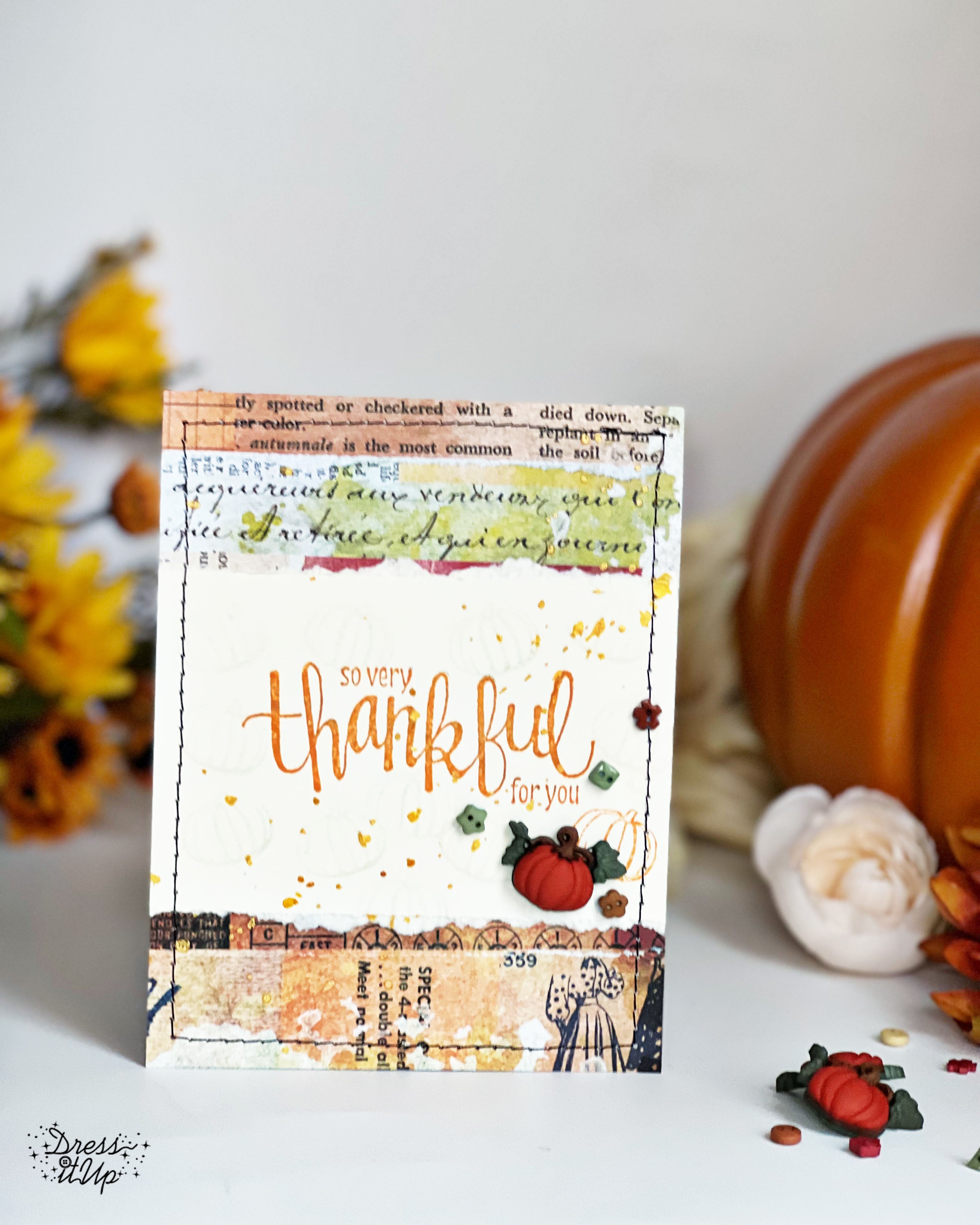 Fall Gratitude Cards – Dress It Up