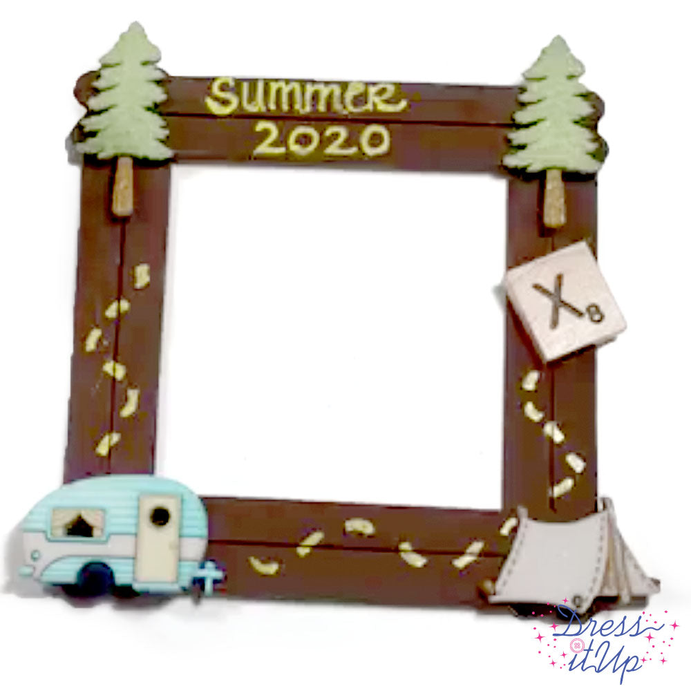 Easy Summer Camp Frame – Dress It Up