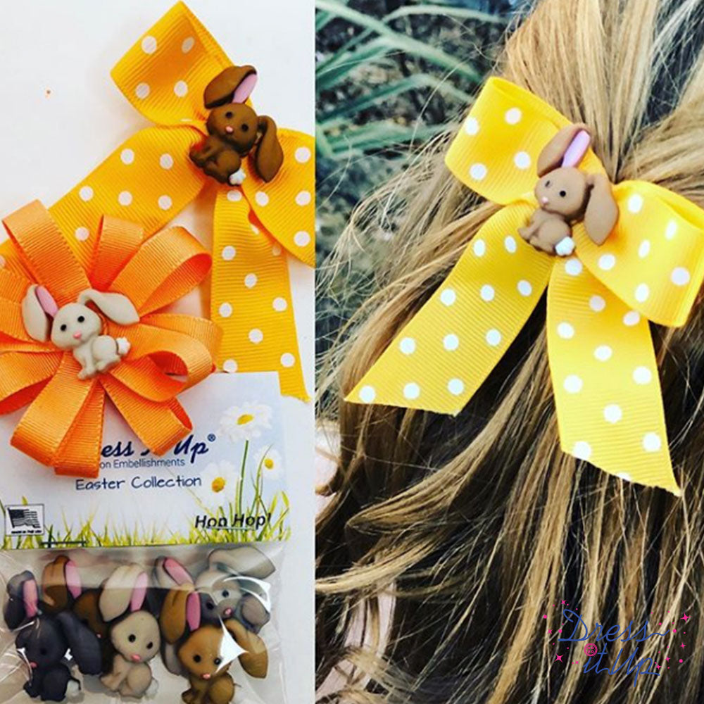 Easy Embellished Bunny Bows – Dress It Up