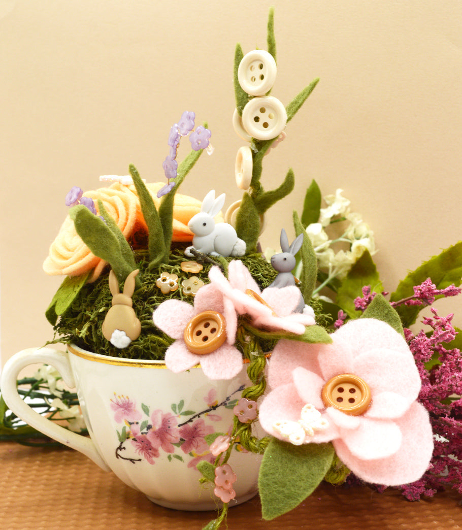 DIY Teacup Flower Bouquet – Dress It Up