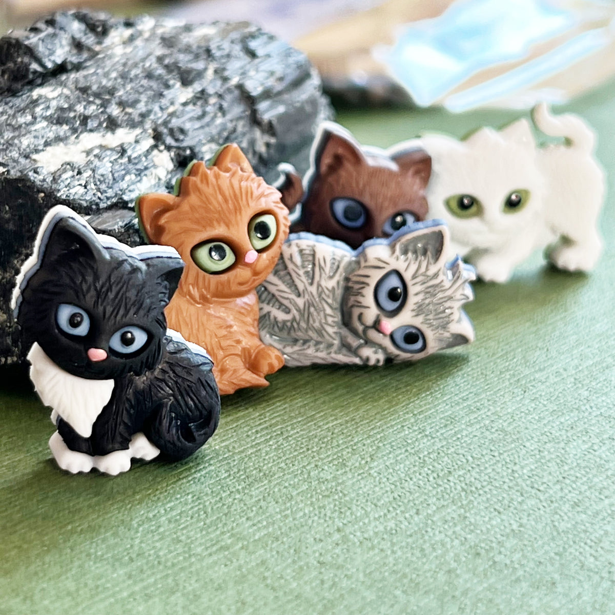 Cat Themed Buttons & Embellishments – Dress It Up