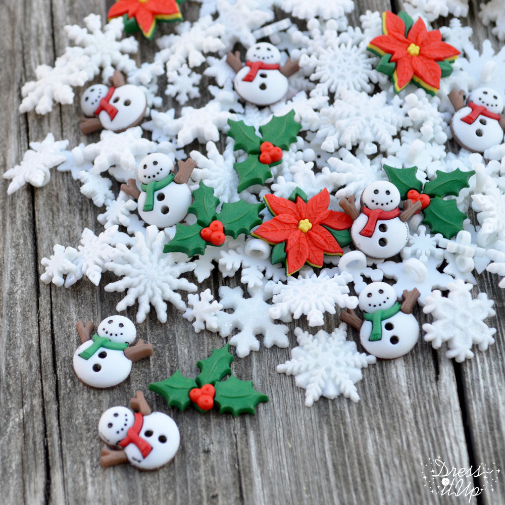 Winter Themed Buttons & Embellishments – Dress It Up