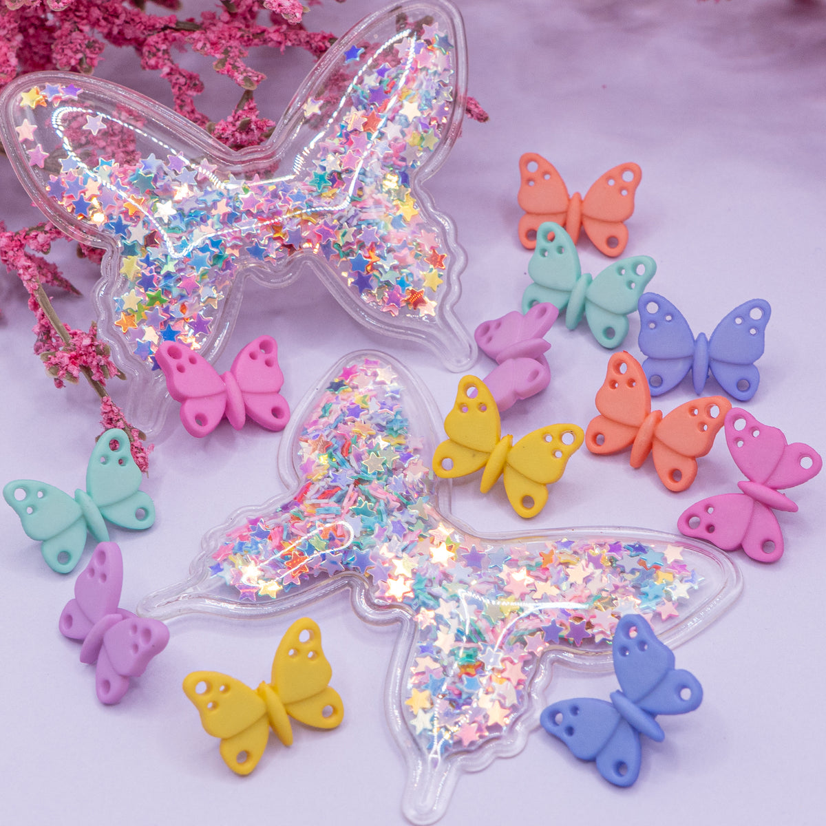 Glitter Flutter Craft Embelllishments – Dress It Up