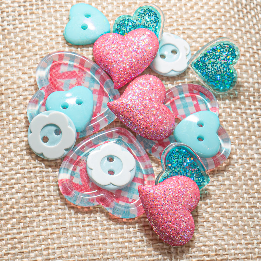 Girl Themed Buttons & Embellishments – Dress It Up
