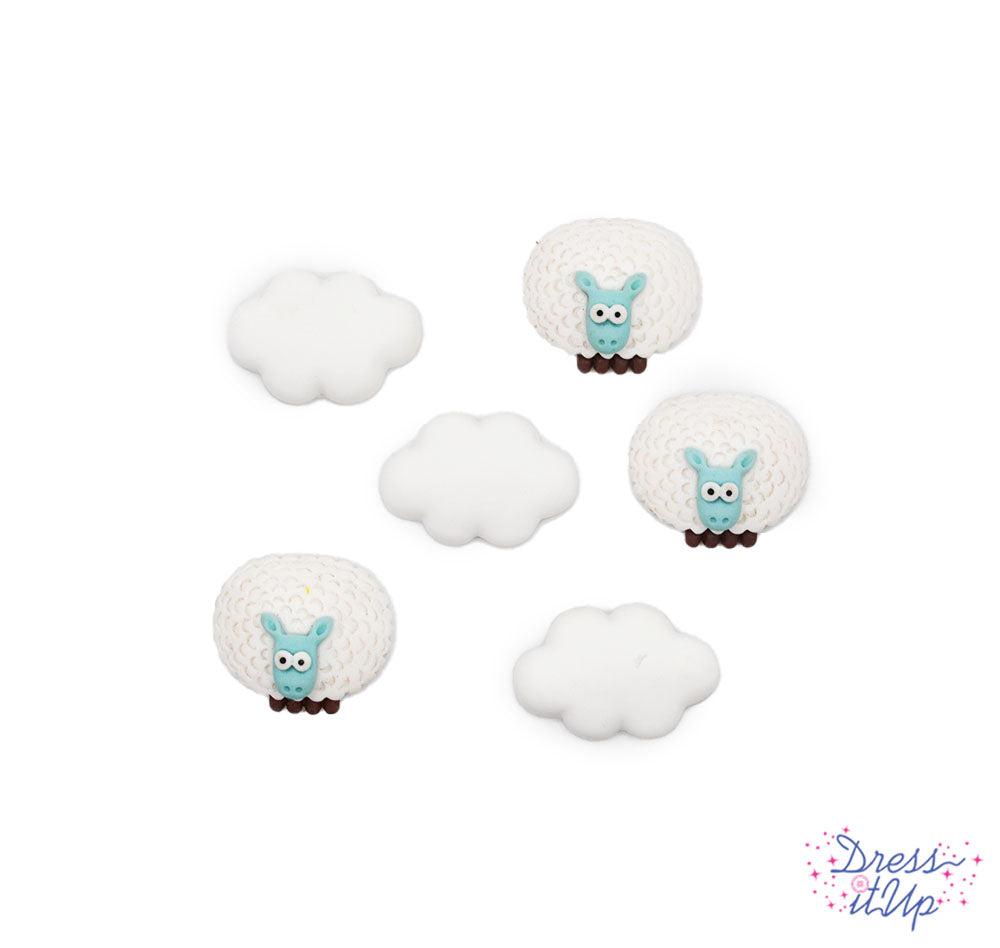 Goodnight, Sheep Tight Dream Sleep Themed Buttons – Dress It Up