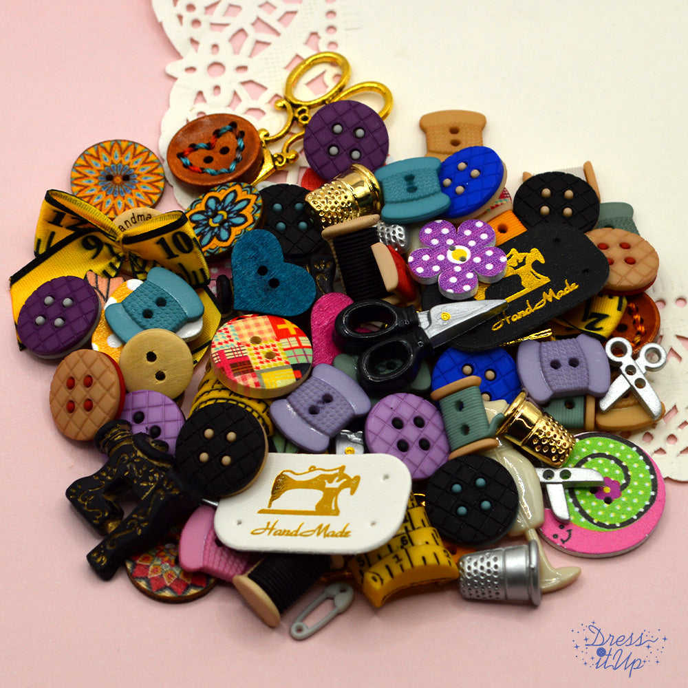 Sewing Value Pack Button Embellishments – Dress It Up