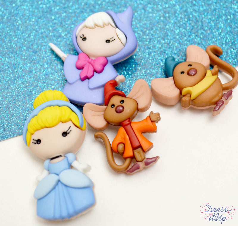 Disney Themed Buttons & Embellishments – Dress It Up