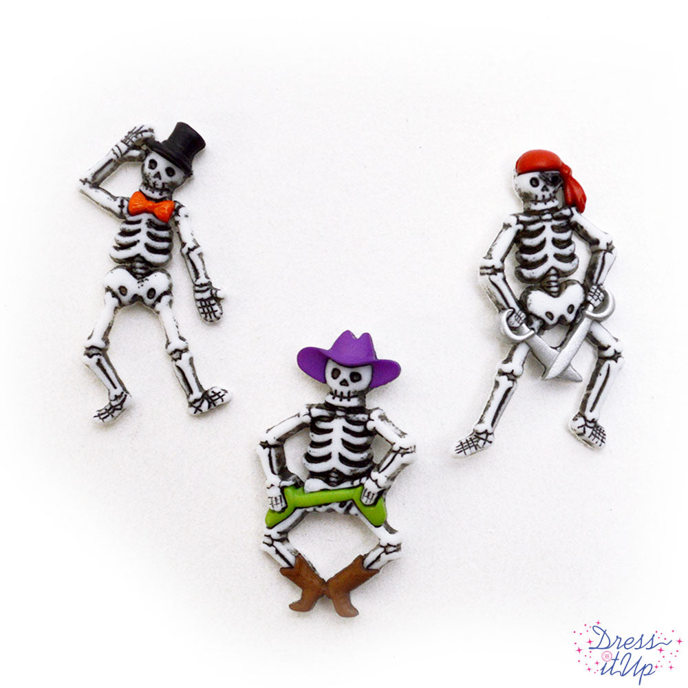 Bone-ified Characters- Dress It Up Buttons